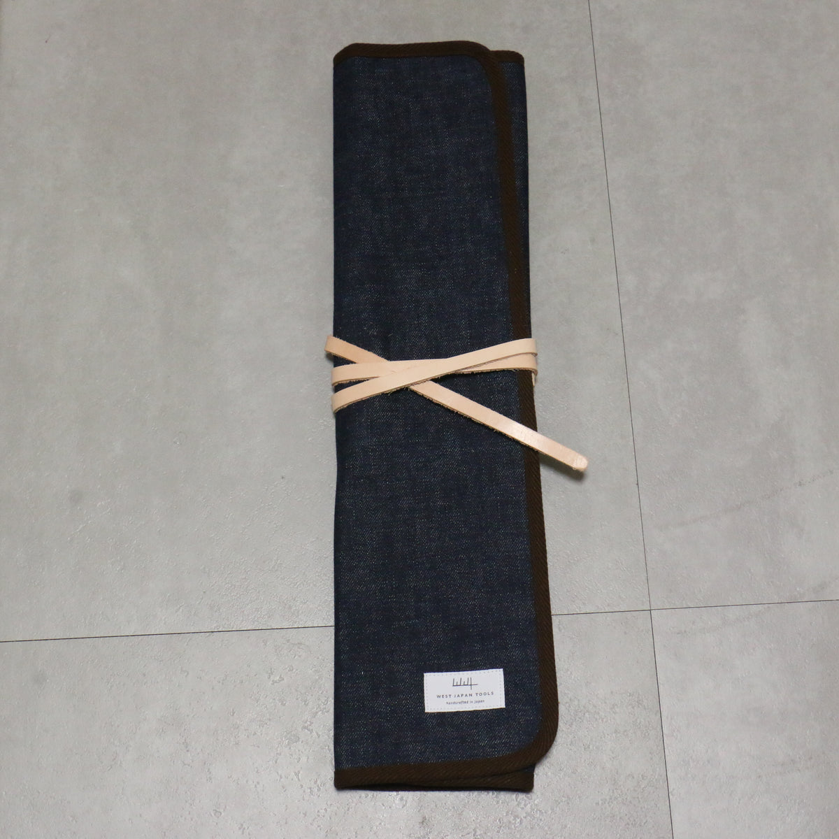 West Japan Tools Knife roll with 3 pockets Cloth Denim 390mm x 510mm ...