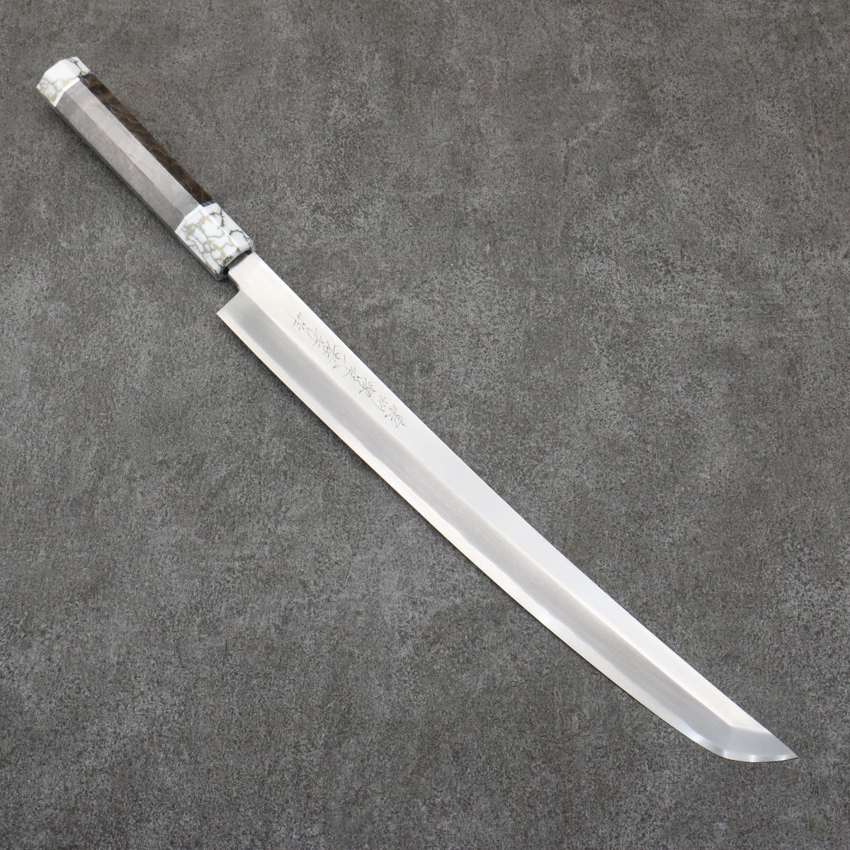 Sakai Takayuki Zangetsu Silver Steel No.3 Sakimaru Yanagiba 330mm Stab ...